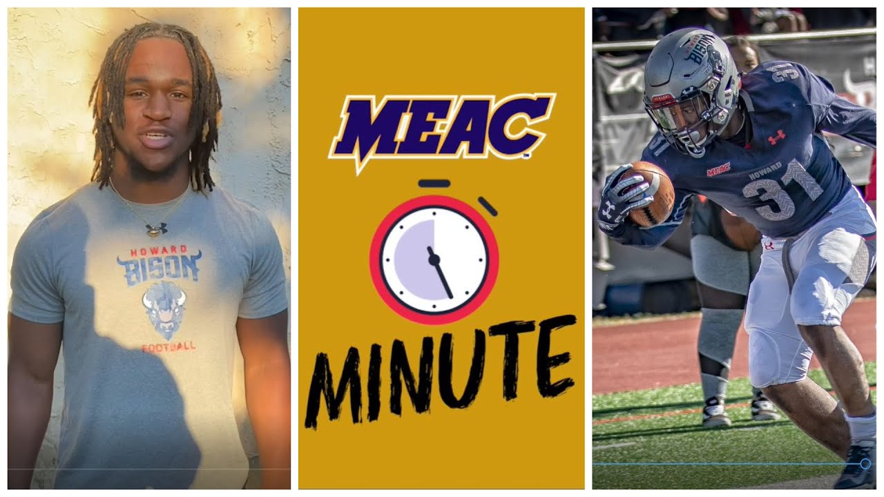 Howard RB Dedrick Parson's MEAC Minute, Presented by the NFF - YouTube