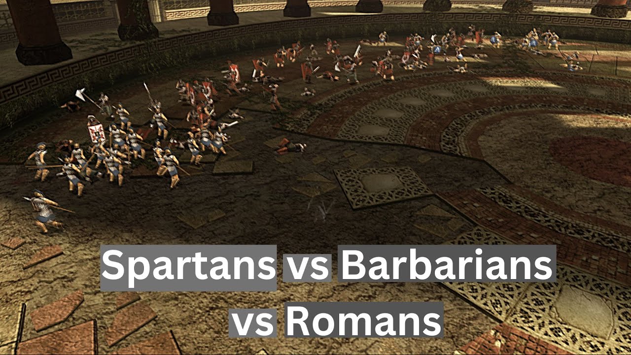 Spartan Total Warrior: Spartans vs Barbarians vs Romans FFA (Arena ...