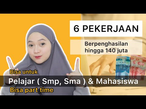 Pekerjaan untuk anak smp/sma atau part time penghasilan puluhan juta