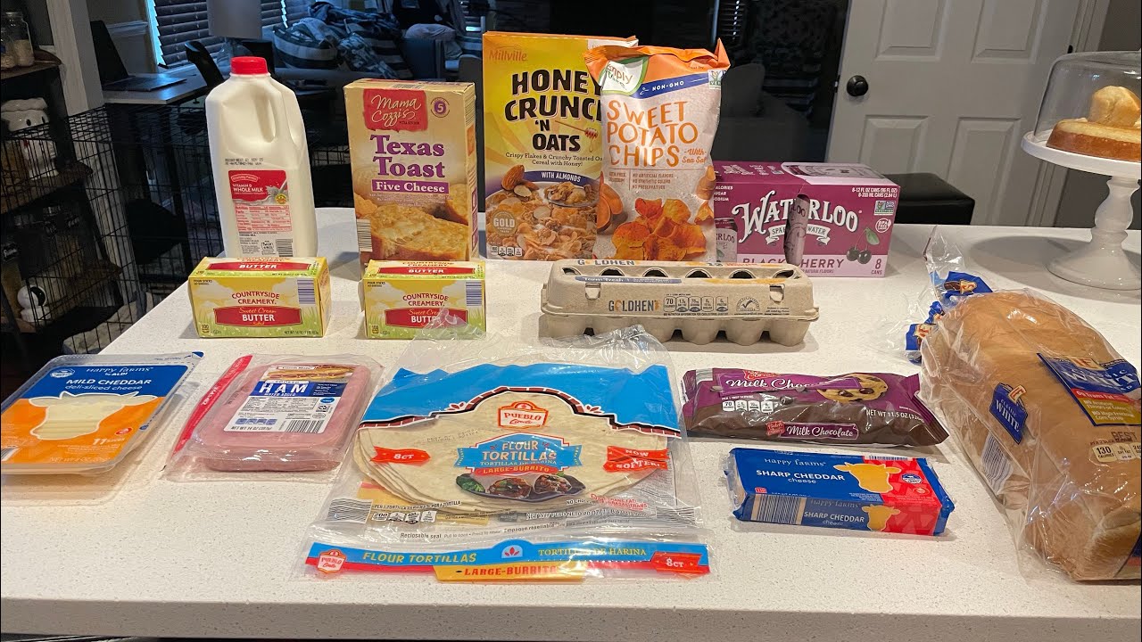 Weekly Grocery Haul Aldi - YouTube