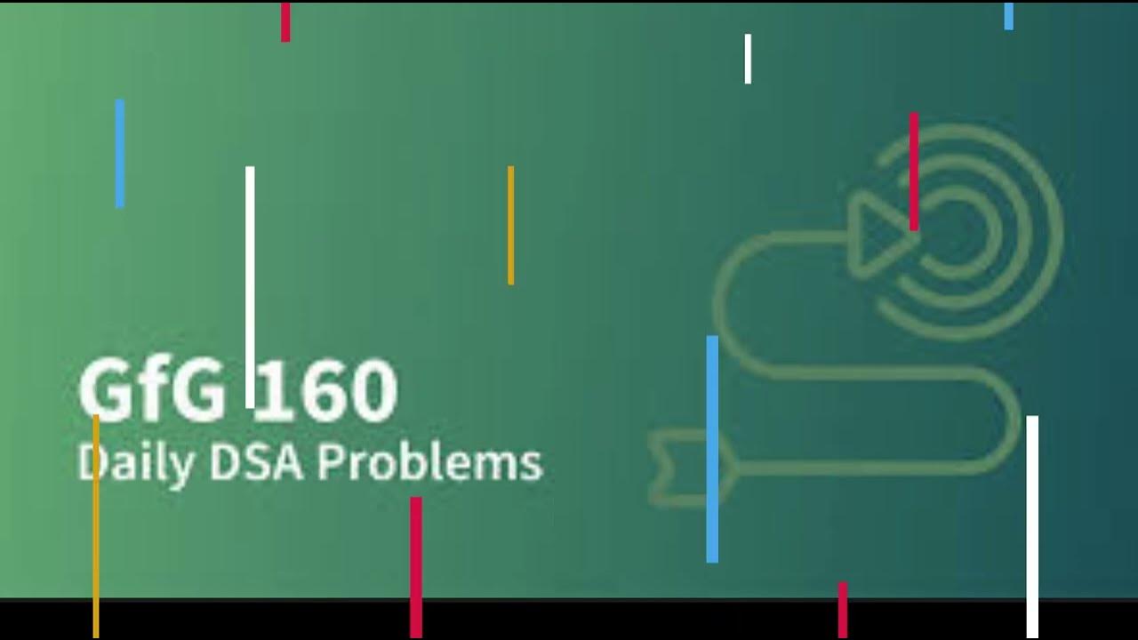Move Zeroes in Arrays | Day 2 of GFG160 Challenge - YouTube