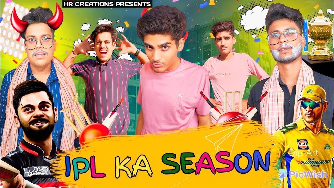 IPL Ka Season || people's during ipl || IPL New comedy 2024 || HR ...