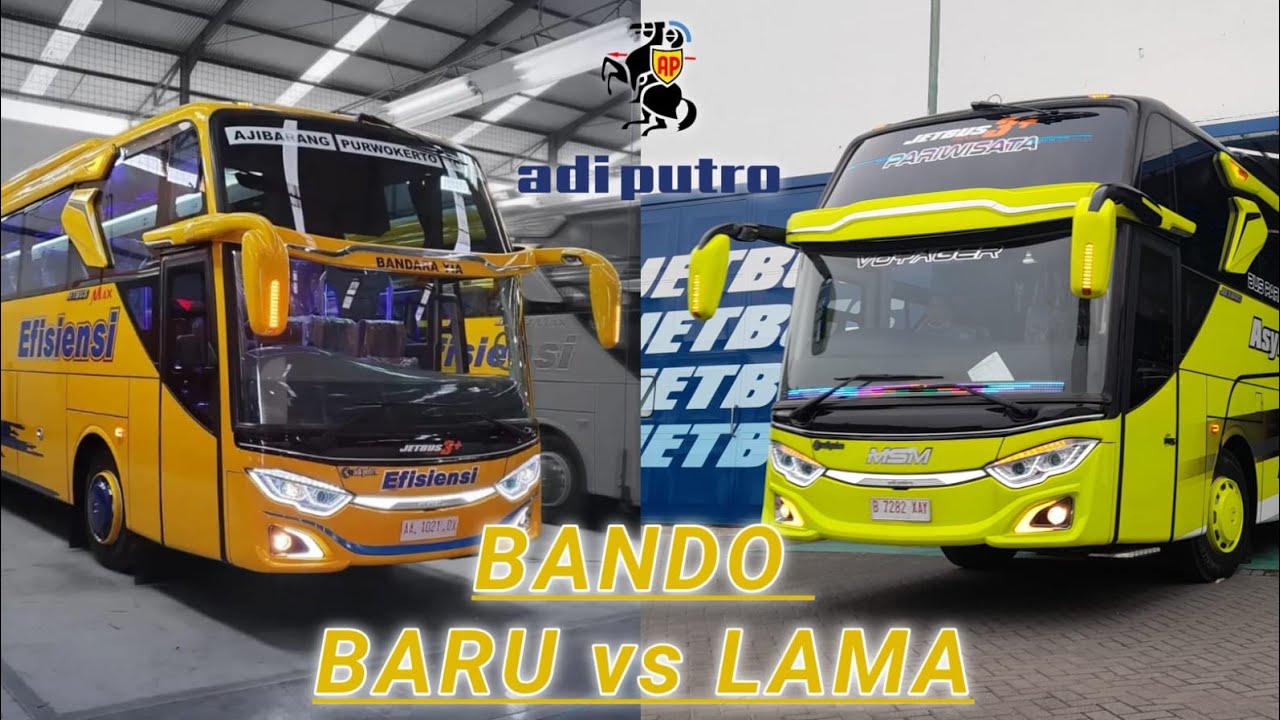 NEW MHD JETBUS 3+ ‼️ PERBEDAAN BANDO BARU DAN LAMA SAAT INI BODY MHD KAROSERI ADIPUTRO - YouTube