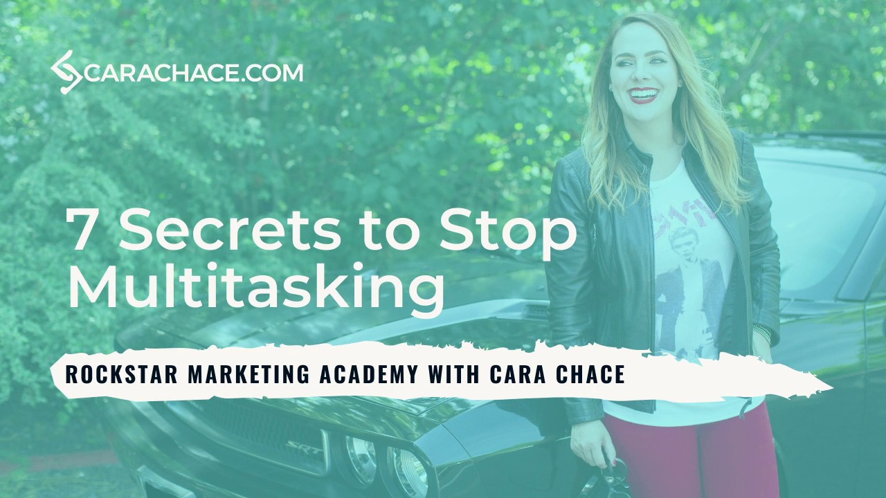 7 Secrets to Stop Multitasking - YouTube