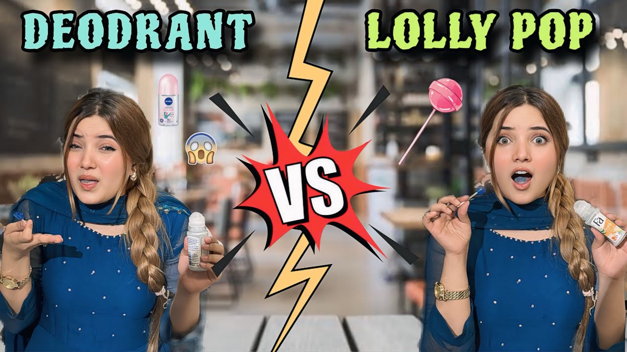 Deodrant Vs Lolly Pop 😍🤩 | Challenge Kon Jeeta??🥹🥳 | @RabeecaKhan ...