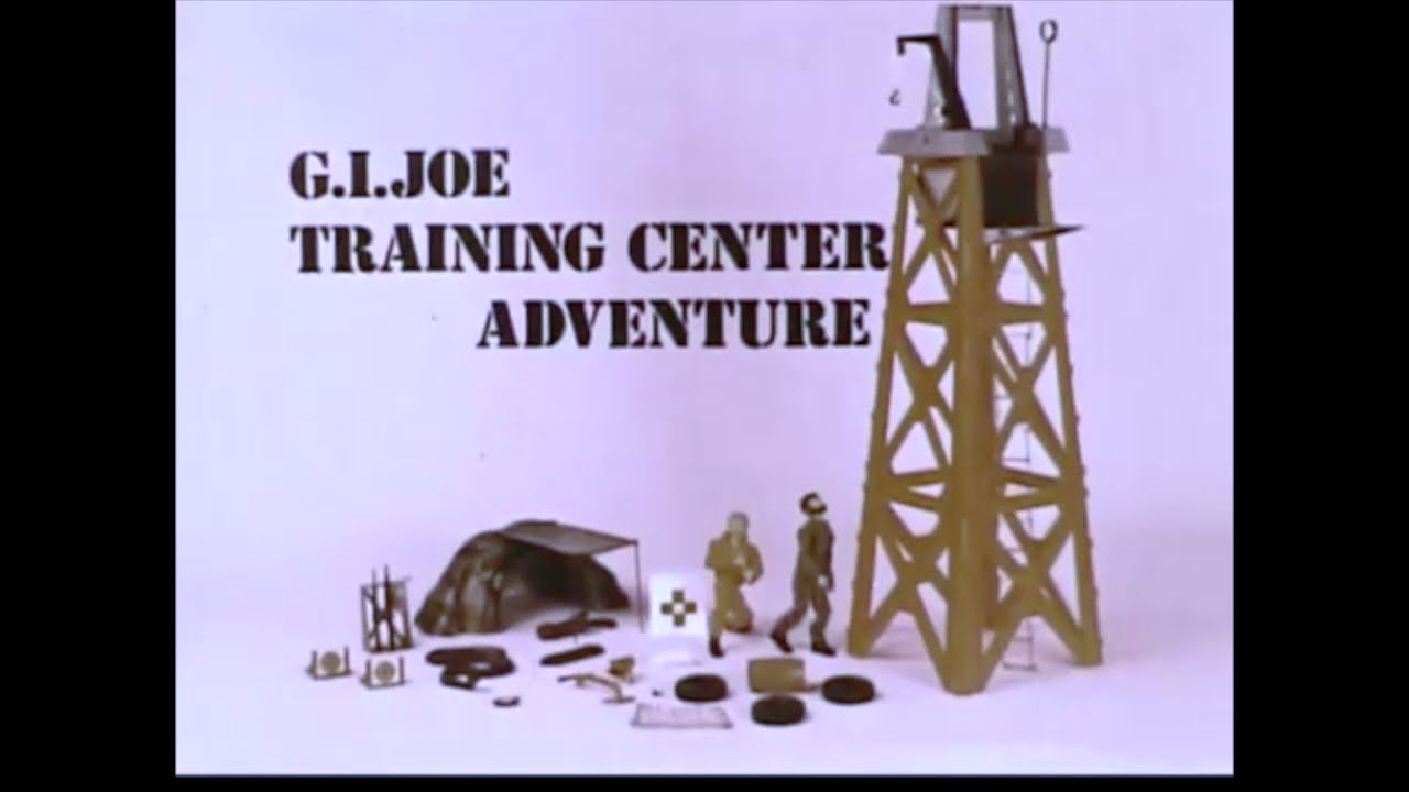 GI Joe Training Tower 1970s Adventure Team Commercial ADVERT Action Man ...