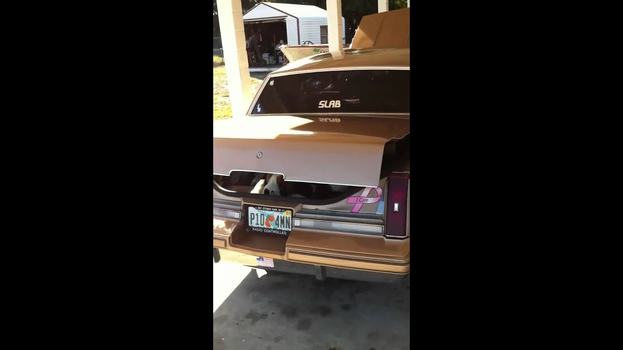 Cutlass pop trunk with remote - YouTube