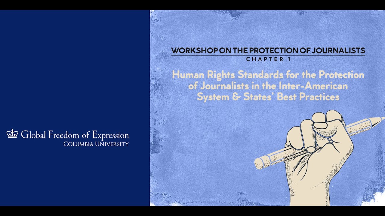 Workshops on the Protection of Journalists | Ch 1: Human Rights ...