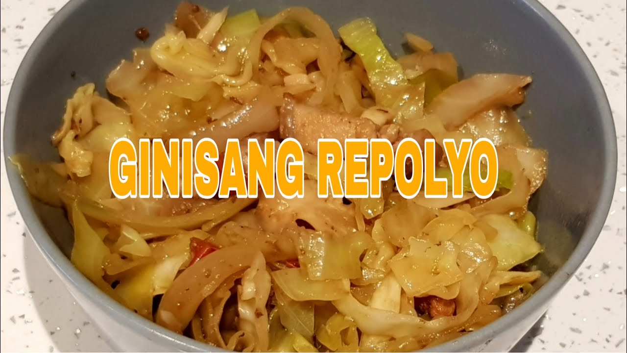 GINISANG REPOLYO with pork - YouTube