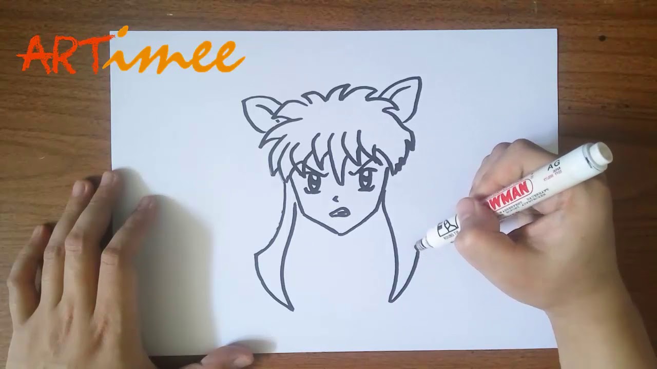 How to Draw Inuyasha - YouTube