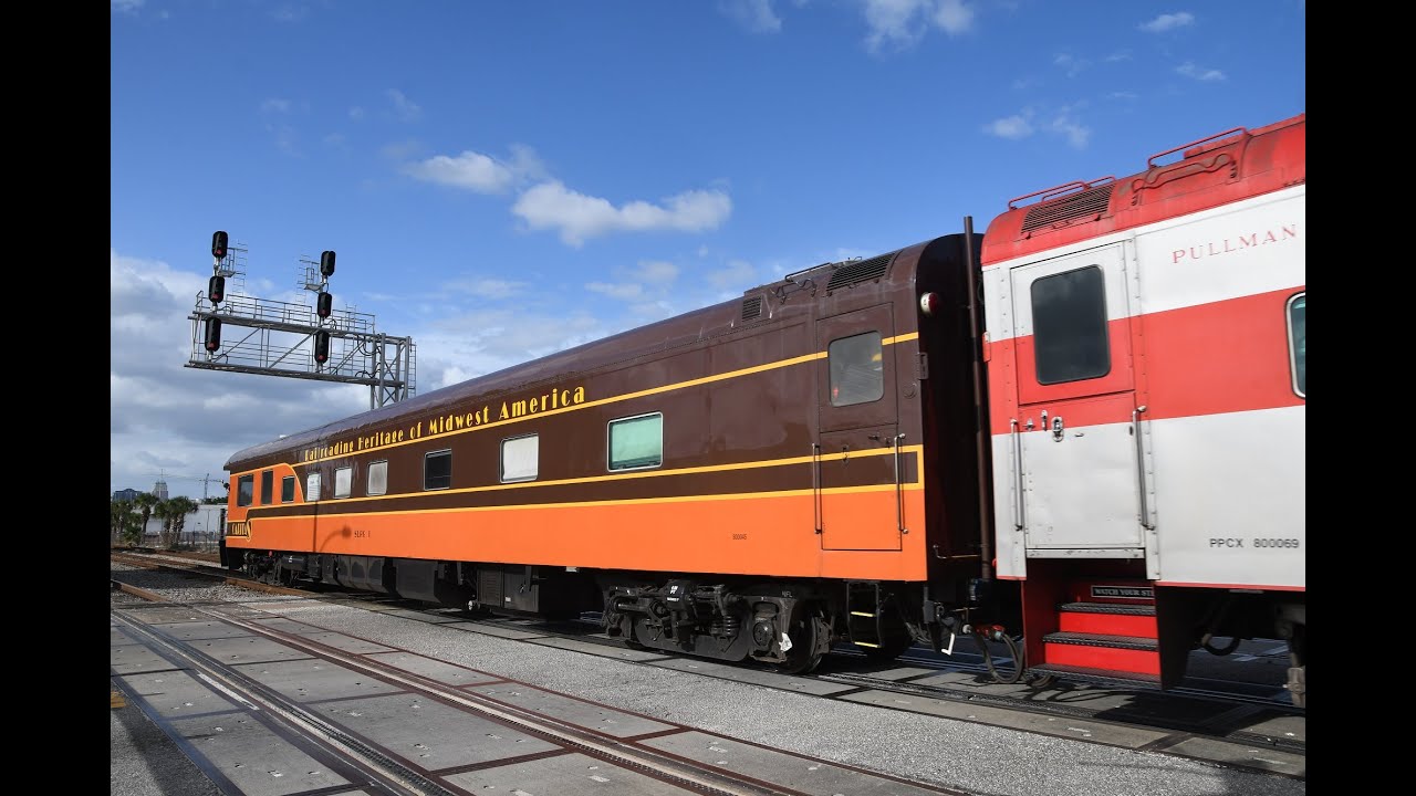 Amtrak Private Car Special train all private cars AAPRCO P937 and ...