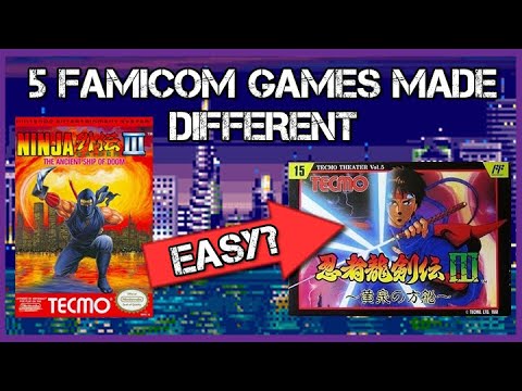 5 Famicom Games CHANGED for the NES YOU Should Play - YouTube