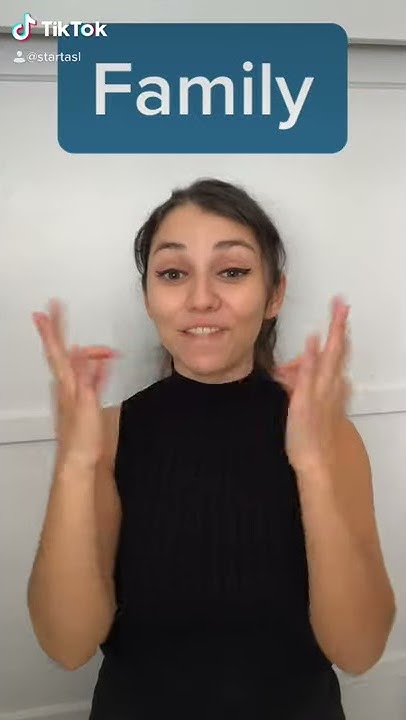 Family members (Part 2) in American Sign Language - YouTube