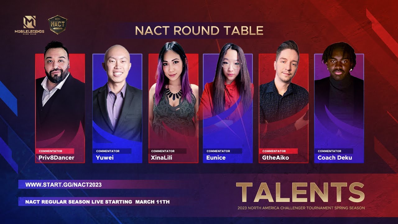 NACT Open Qualifier Round Table | 2023 NACT Spring | Mobile Legends ...