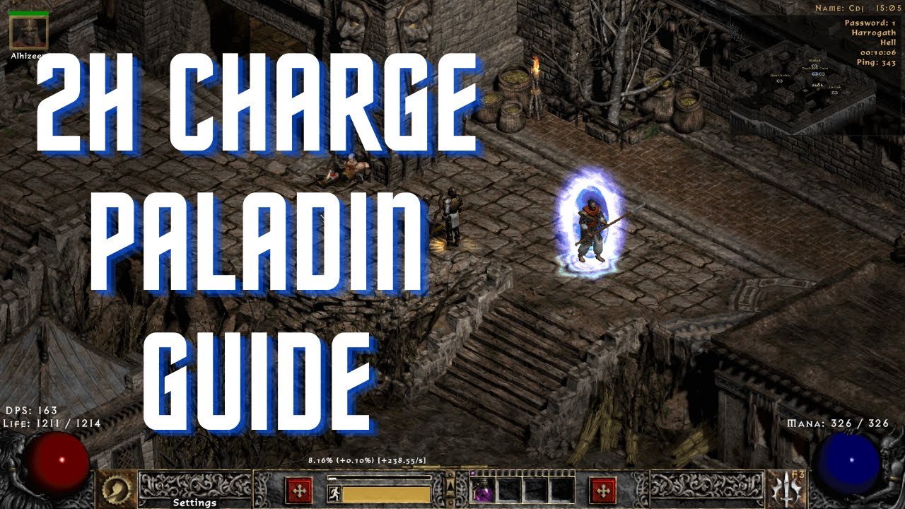 PD2 2H Charge Paladin Physical Build Gear Merc and Playstyle Tips - YouTube