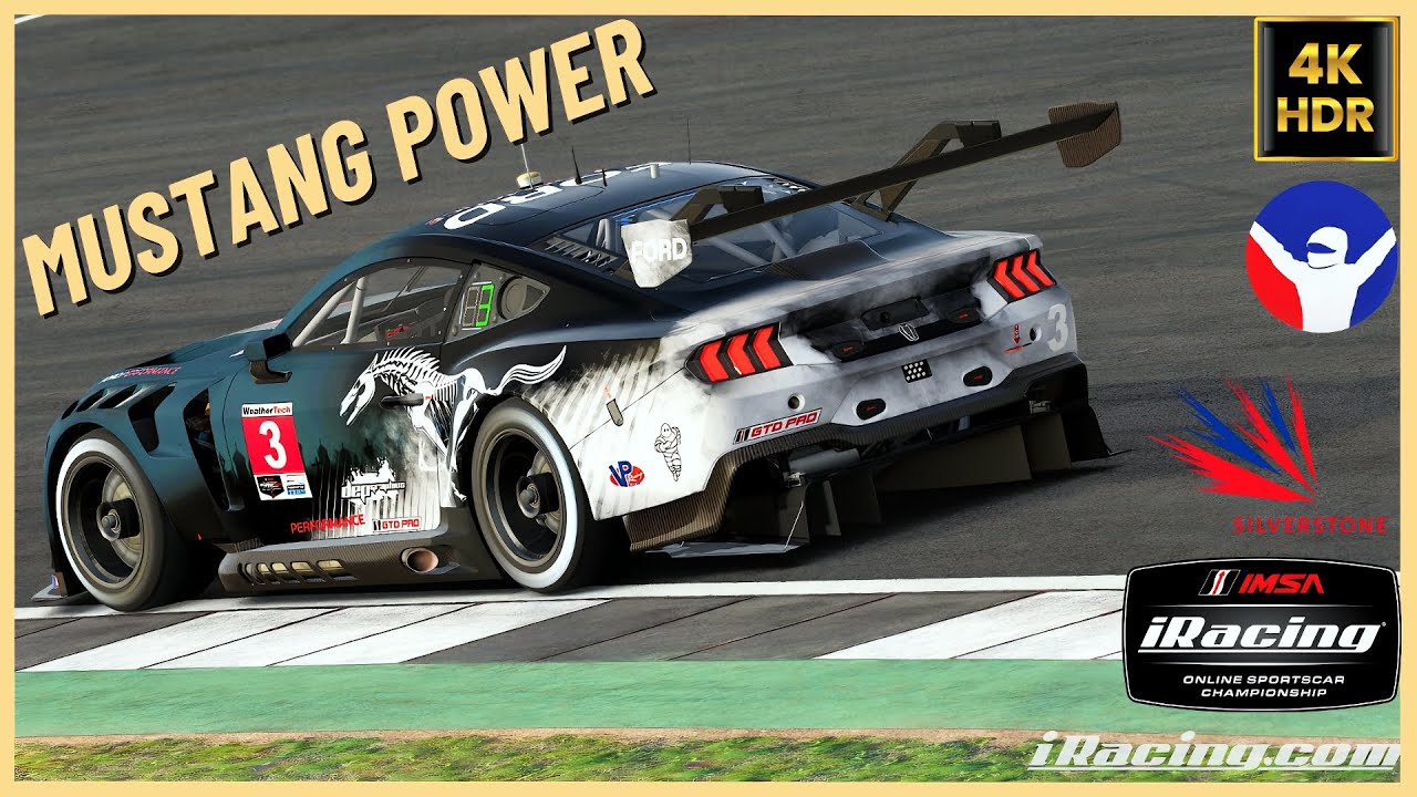 iRacing | IMSA iRacing Series | Ford Mustang GT3 @ Silverstone - YouTube