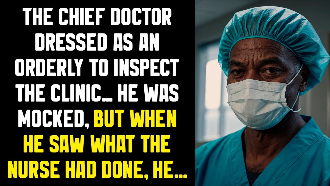 The chief doctor dressed as an orderly to inspect the clinic… He was ...
