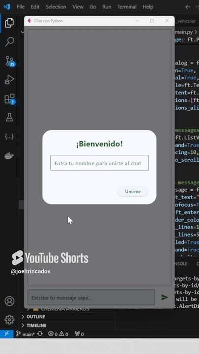Flet | Crea una interfaz de usuario con Python. Creando un chat - YouTube