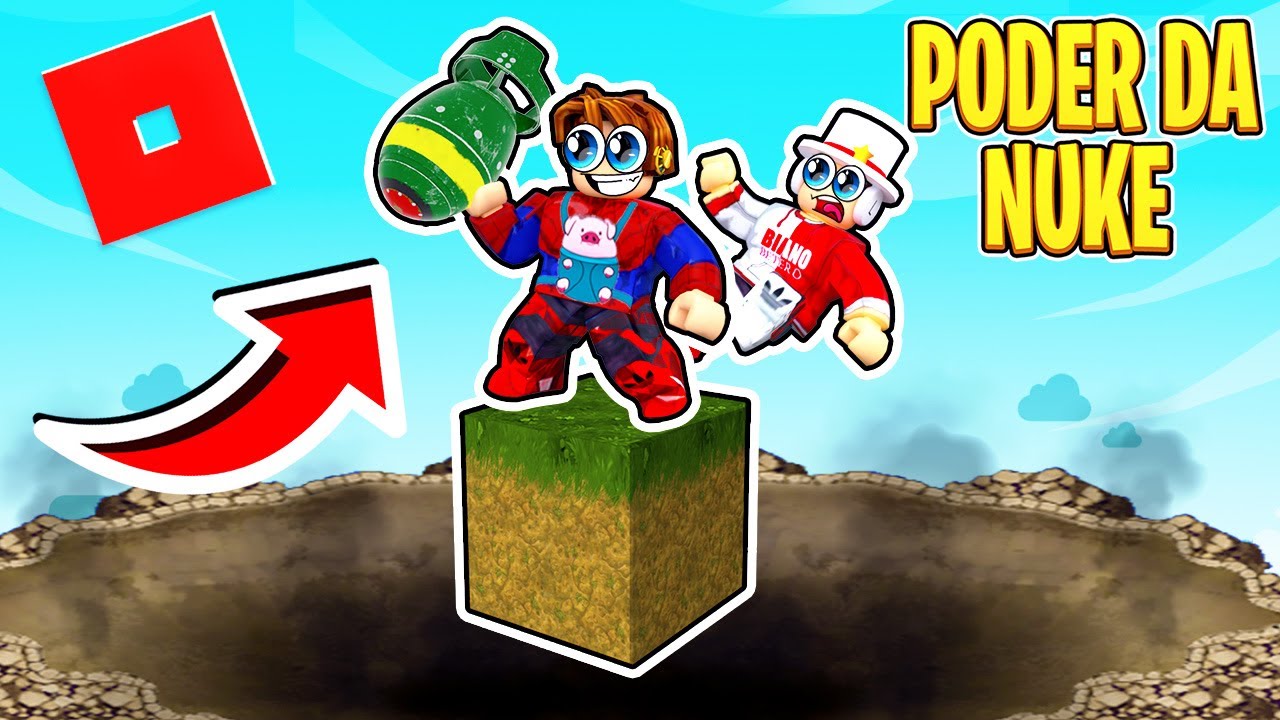 Abri um Buraco até a CHINA com o Poder da NUKE de Robux no Roblox😆 ...