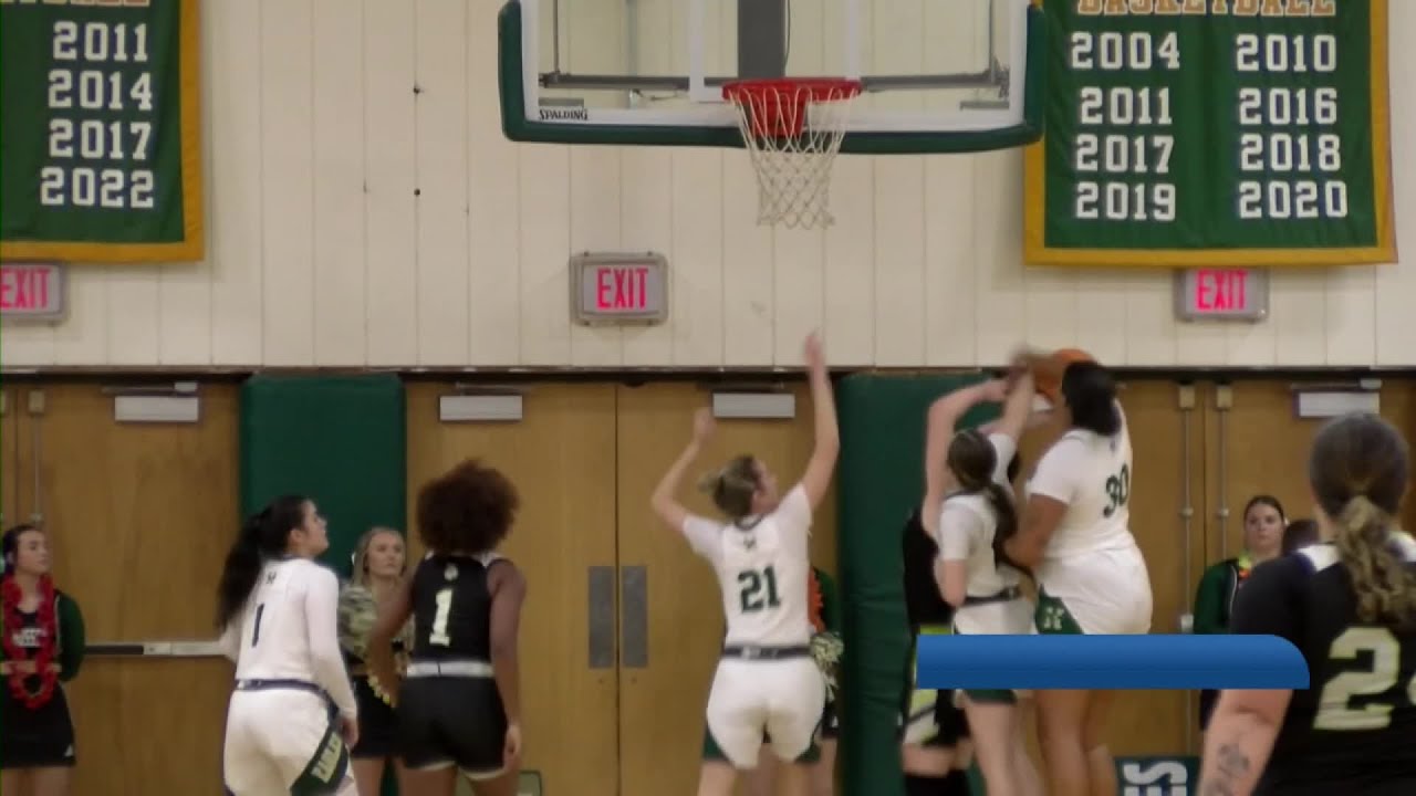 HUSSON WBB DONOVAN BLOCKS, WIN STREAK - YouTube