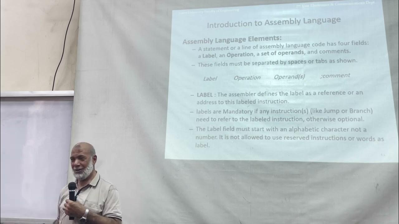 Microprocessor_Lec5 part2__Introduction to Assembly Language - YouTube