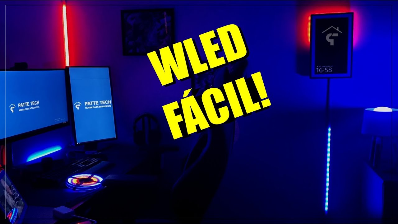 Agora seu SETUP vai ficar demais! Ficou fácil utilizar o WLED para ...