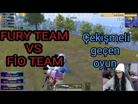FURY TEAM VS FİO TEAM yayıncı karşılaşmaları pubg