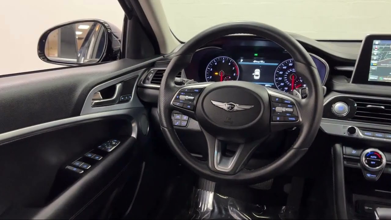 2019 Genesis G70 2.0T Advanced RWD Clearwater - YouTube