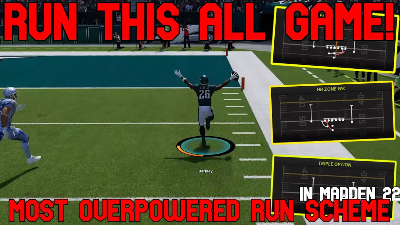 I average 10+ Yards A Carry With This OVERPOWERED RUN PLAY SCHEME! Best ...