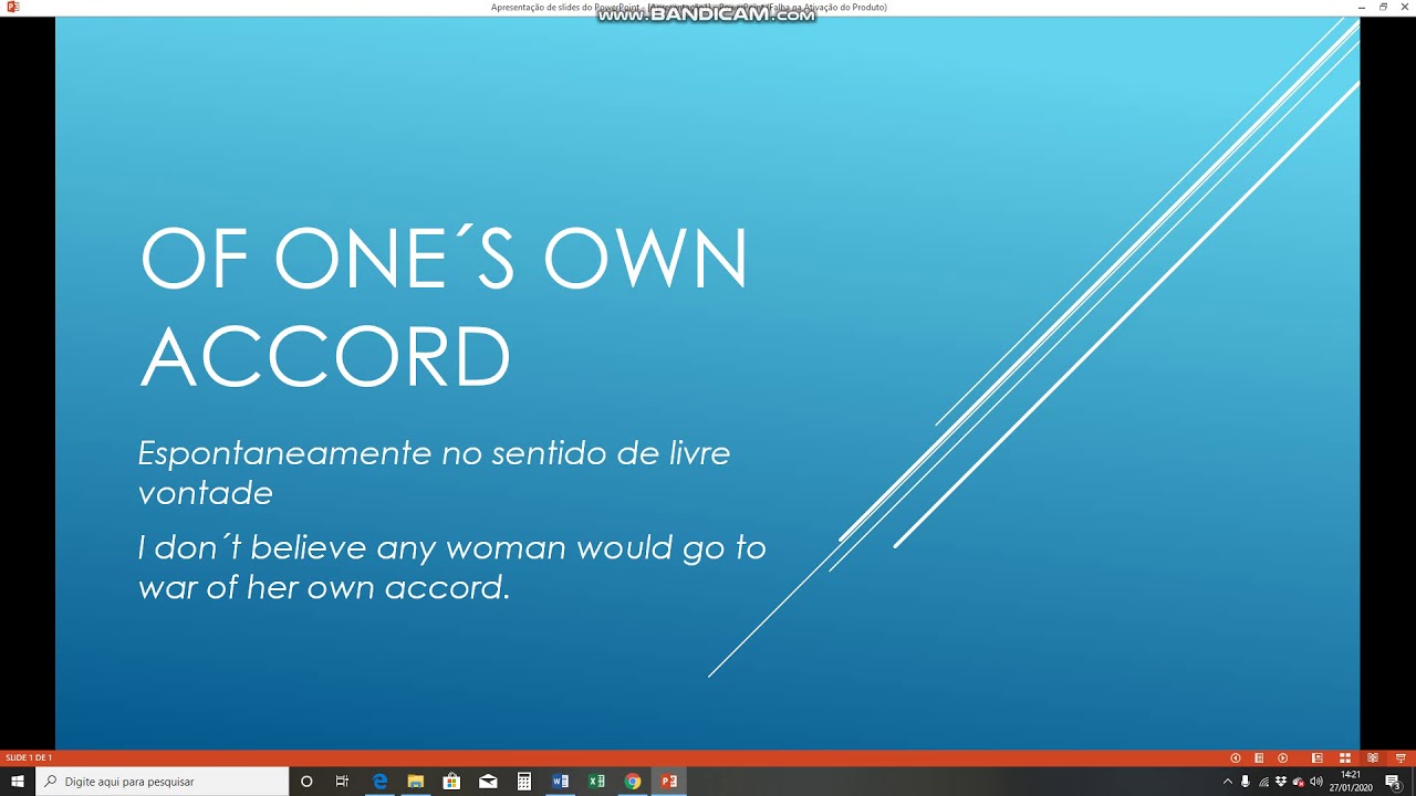 Expressões idiomáticas - OF ONE´S OWN ACCORD - YouTube