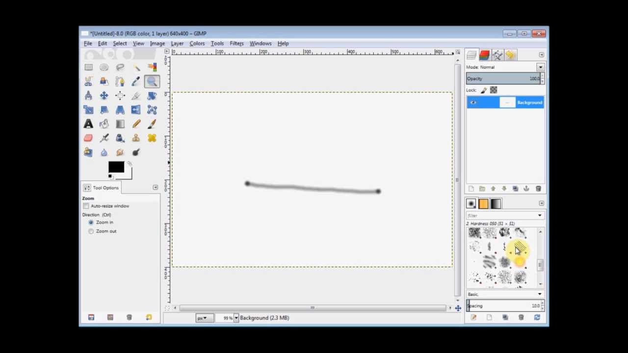 Gimp Beginner's Guide 2 A look around the Gimp 2 8 workspace - YouTube