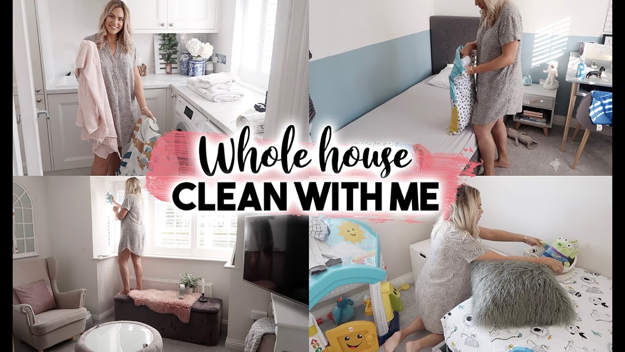 WHOLE HOUSE CLEAN WITH ME | EXTREME CLEANING MOTIVATION - YouTube