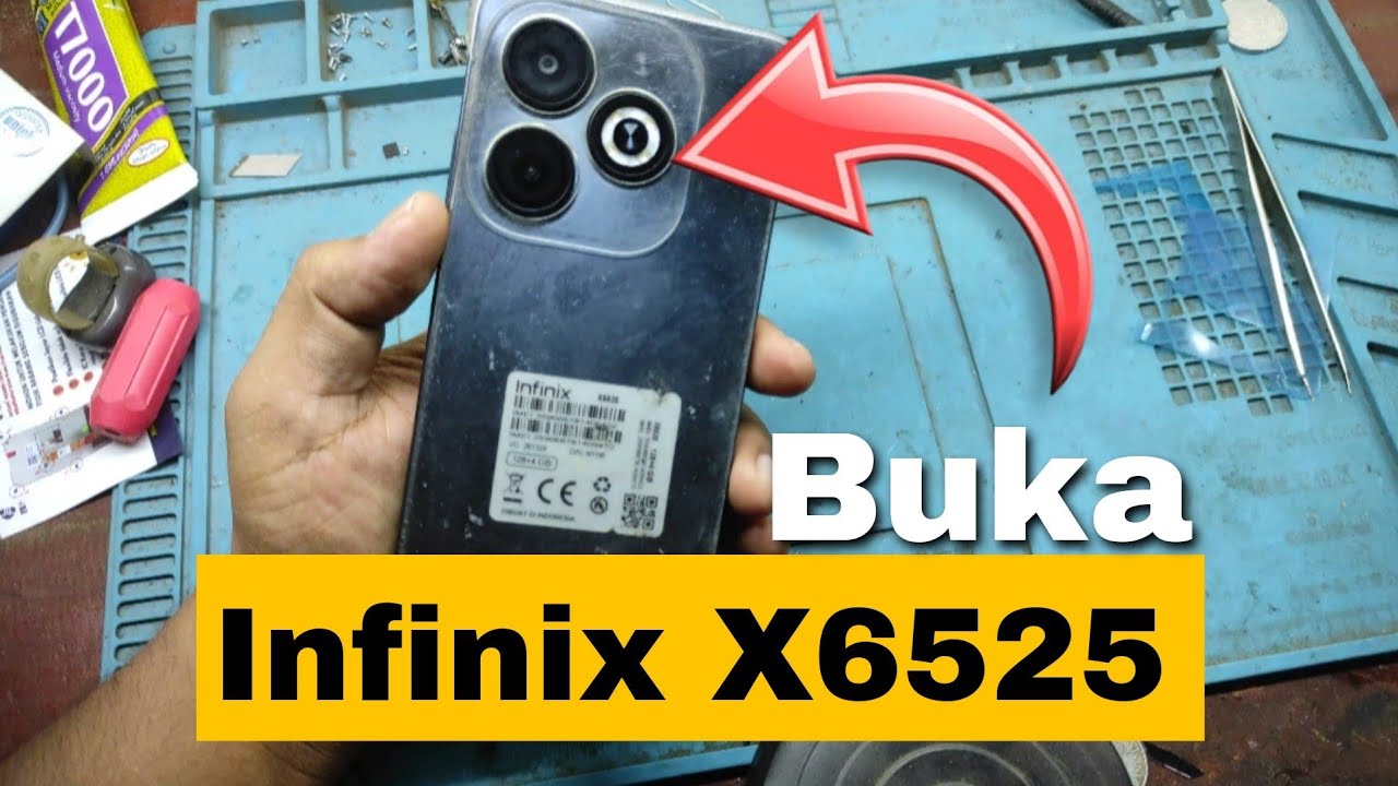 Cara Buka Tutup Belakang HP Infinix X6525 / Infinix Smart 8 - YouTube