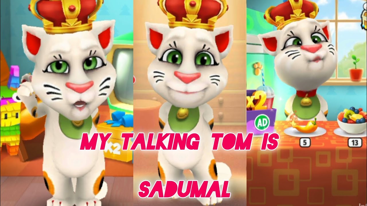 my talking tom is sadumal tom is very serious talking tom #cute # ...