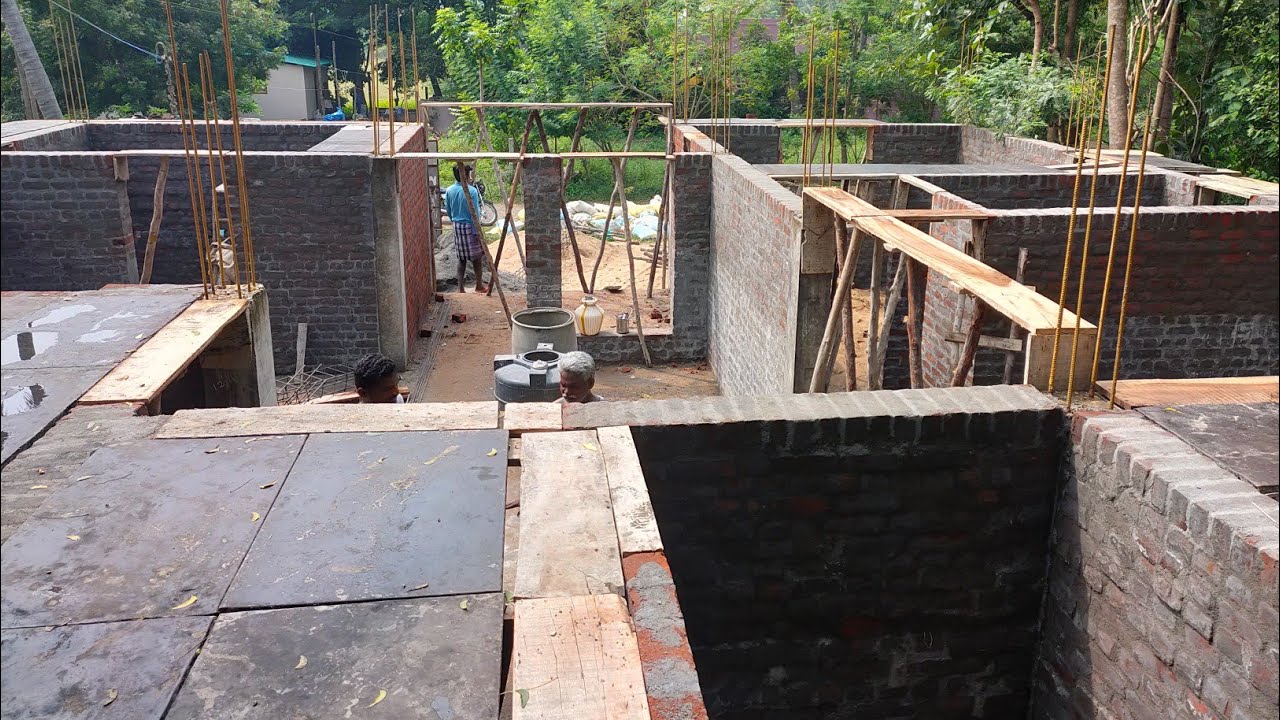 Lintel Beam Centering | 2bhk house - YouTube