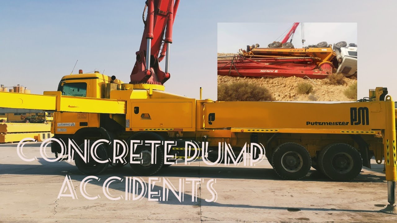 CONCRETE PUMP ACCIDENTS - YouTube