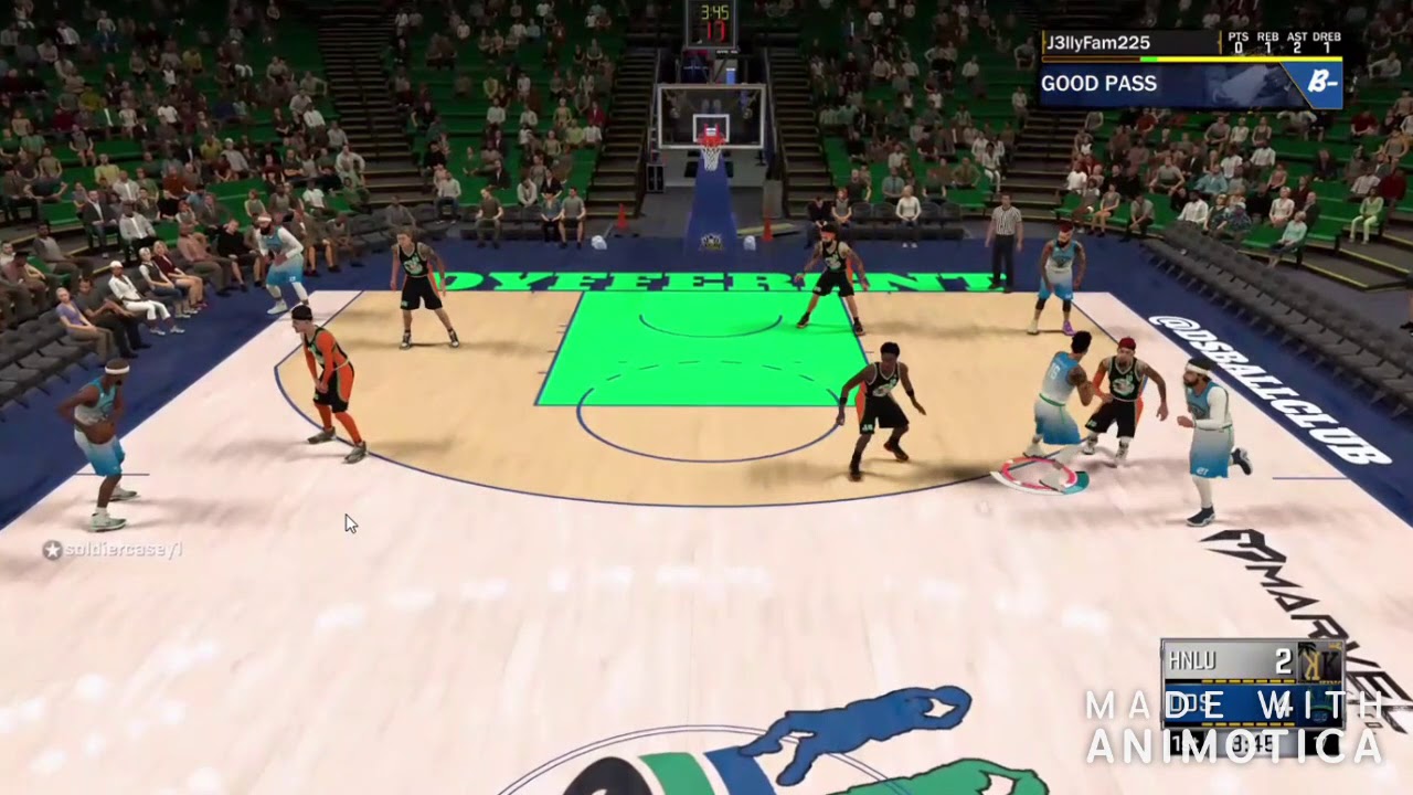 Pass & Screen Away Option (Coach King's NBA 2K Plays for Pro Am) - YouTube