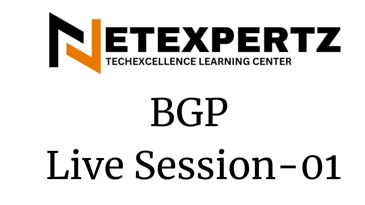 Bgp Session 01 Video Tutorial In Hindi Netexpertz Youtube