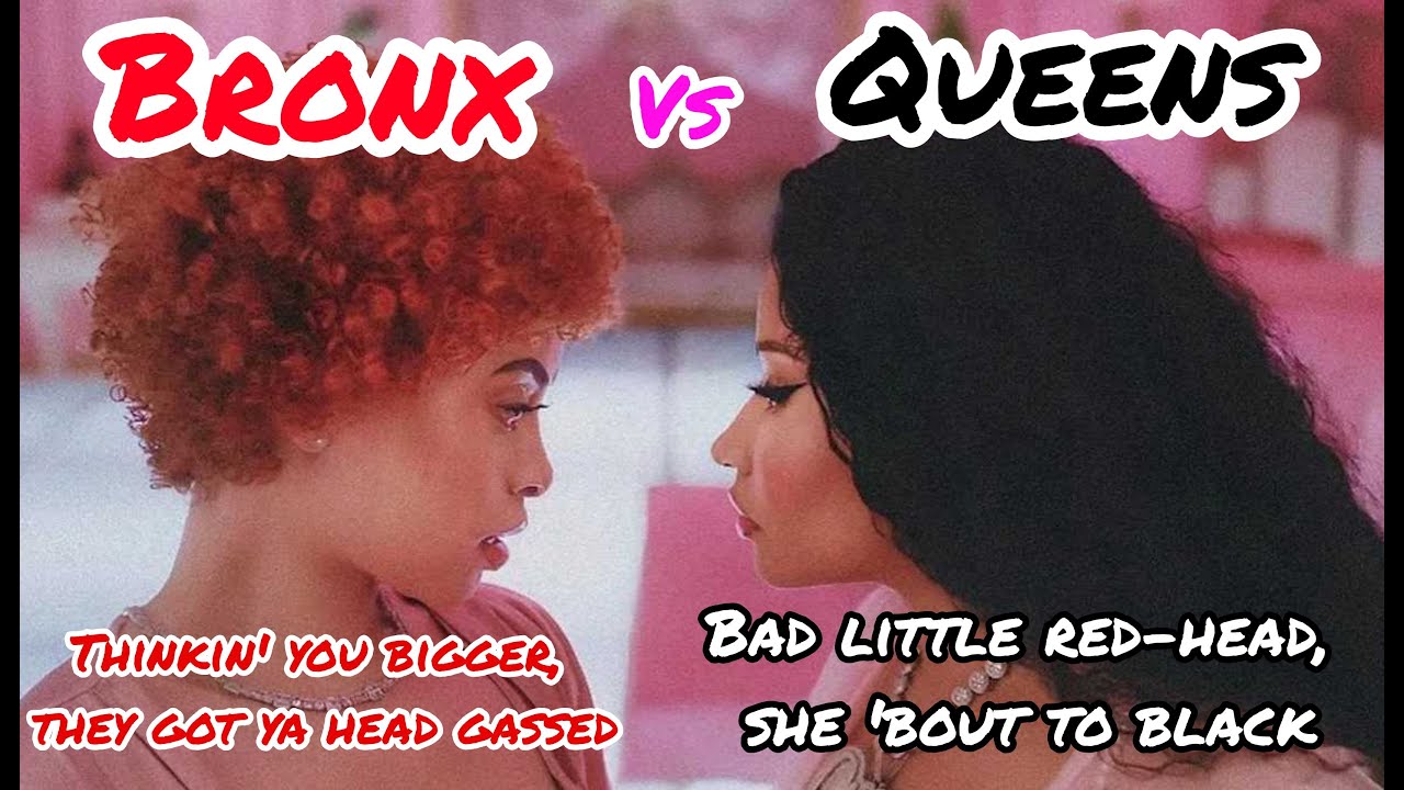 Ice Spice vs Nicki Minaj Princess Diana remix lyrics battle Bronx Vs ...