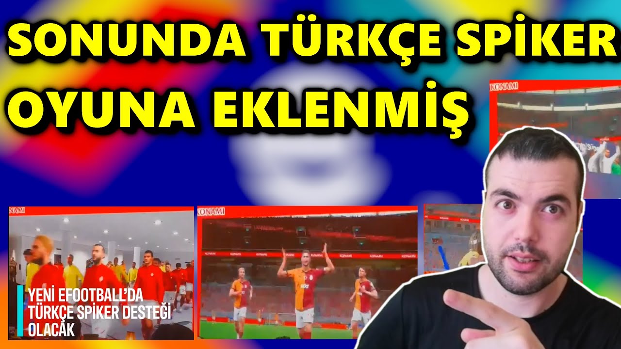 TÜRKÇE SPİKER OYUNA EKLENDİ 🔴⚪ (ARALIK'TA GELİYOR)KONAMİ'DEN TÜRKÇE ...