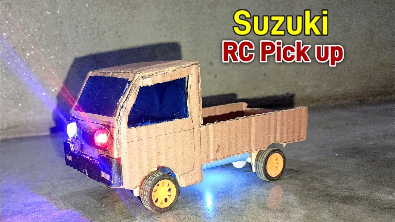 DIY Commercial Suzuki Pickup RC Car From Cardboard - YouTube