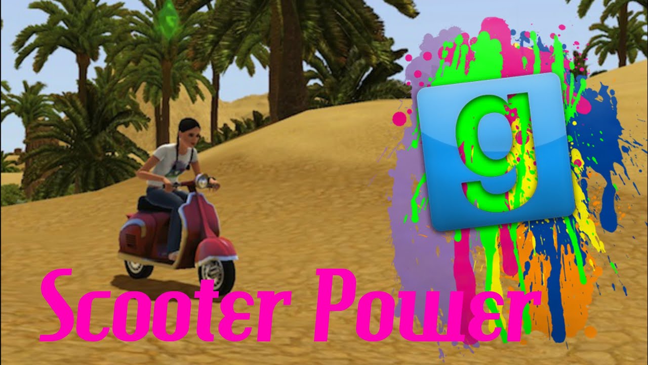 Gmod Sandbox Funny Moments - Scooter Power!!! (Garry's Mod) - YouTube