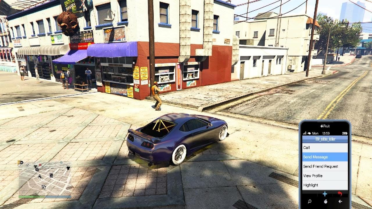 GTA V glitched Halloween horn - YouTube