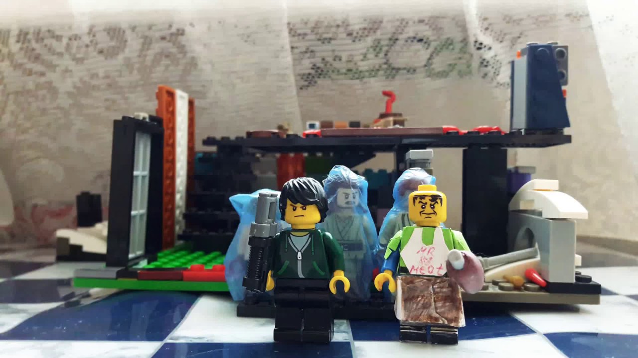 Lego Mr Meat самоделка по игре мистер митт - YouTube