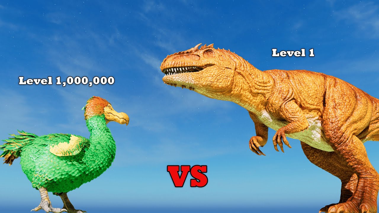 DODO (lvl 1,000,000) VS GIGA (lvl 1) - FIRST ASCENDED BATTLES🦖 - YouTube