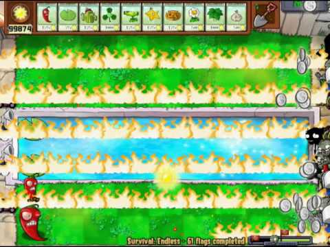 PVZ B116D Empty Lawn Strategy kill Giga Gargantuar Imp Balloon ...