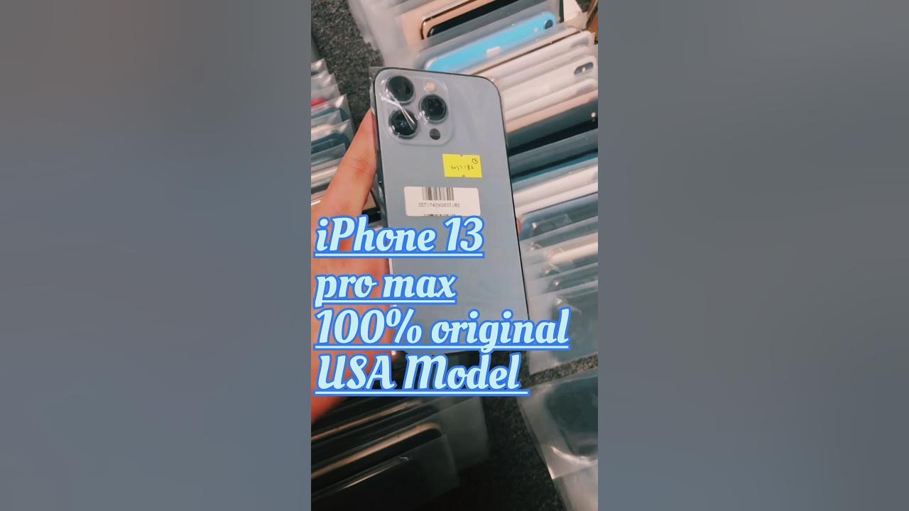 iPhone 13 promax 100% original USA stock - YouTube
