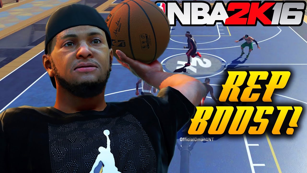 Rep Boost! Competition Gave Us A Close Game! NBA 2K16 My Park Gameplay ...
