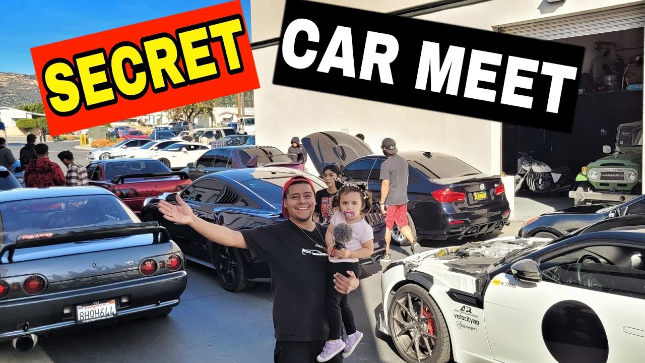 Taking my R32 GTR to a secret car meet - YouTube