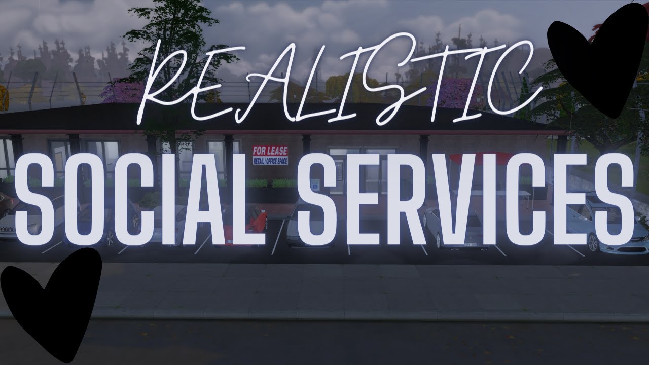 NEW REALISTIC SOCIAL SERVICES BUILDING TOUR‼️ THE SIMS 4 - YouTube